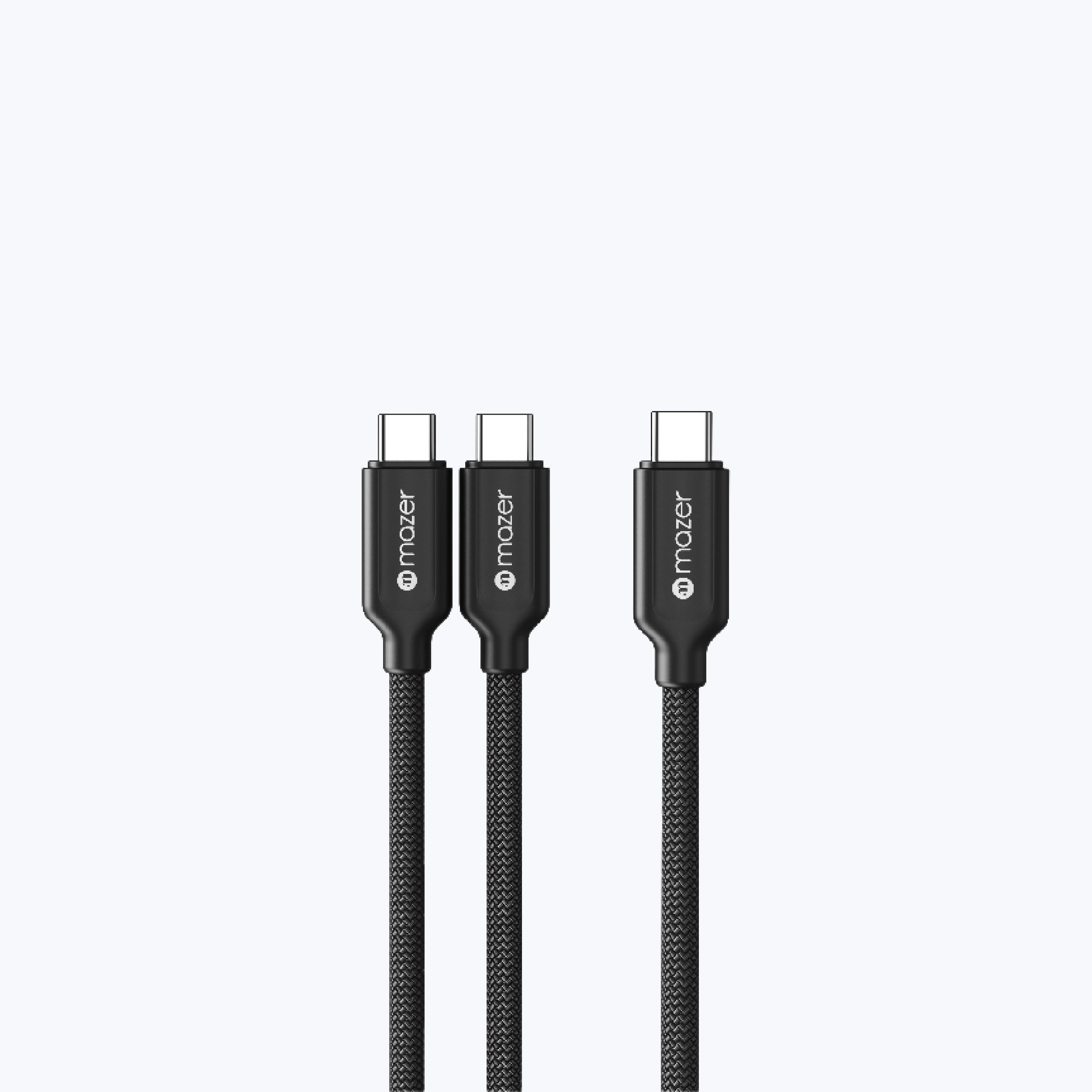 InfiniteLink Scorpion Dual 140W 2-in-1 USB C to USB C Cable – Mazer ...